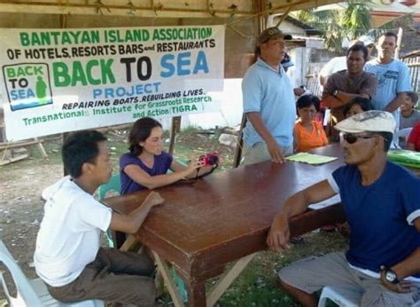Bantayan Back To Sea Project Brgy Bantigue Officers And Beneficiaries Philnews