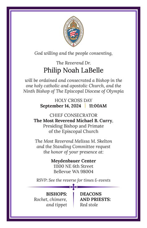 Clergy Invitation Letter Designer Greetings You Watch My Growth Clergy