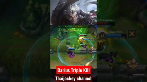 Master Darius Triple Kill Ranked Youtube