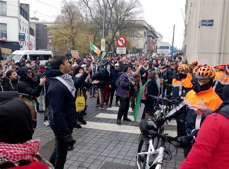 Around 2600 Demonstrate In Brussels To Protest Violence Against Women