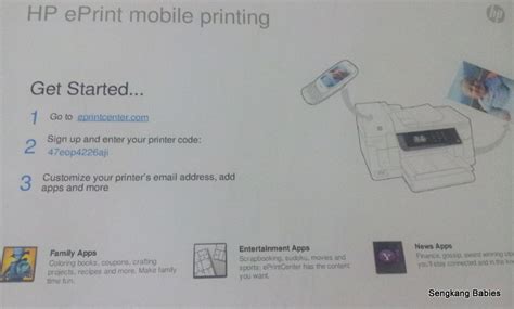 Hp Photosmart 7520 E All In One Printer Is Fun Sengkang Babies