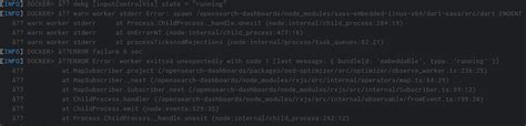 Docker Error Opensearch Dashboardsnodemodulessass Embedded Linux X64dart Sasssrcdart
