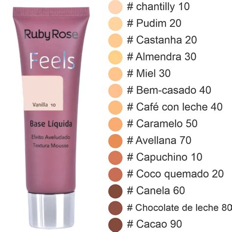 Base Liquida Feels Ruby Rose Tienda Prama