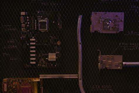 Diy 전자 Gpu Pc 빌드 Pc 하드웨어 구성 요소 다이어그램 그것은 구성 요소입니다 기계 설계 기술 기술