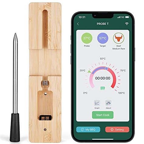 10 Best Bbq Thermometer Portable Wireless Bluetooth Kitchen Grill Food