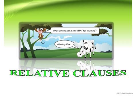Relative Clauses Defining Non Defin… English Esl Powerpoints