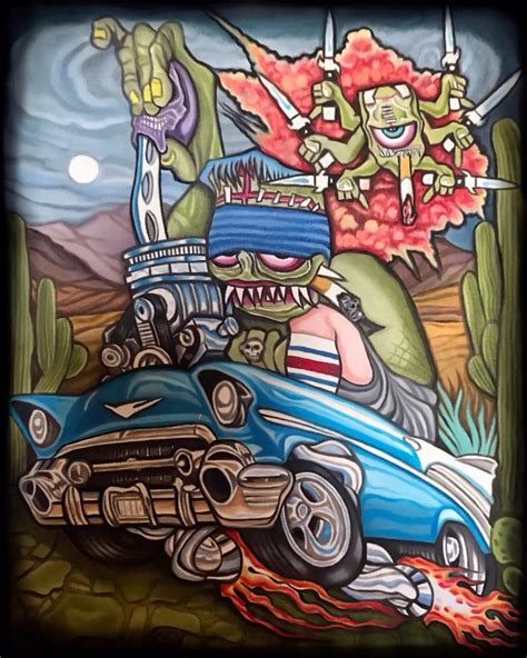 Original Monster Hot Rods By Mike Kobo Em 2024