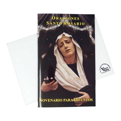 Novena Oraciones Santo Rosario Novenario Para Difuntos Spanish Book Of