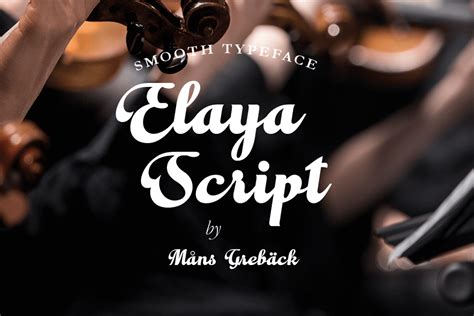 elaya script font måns grebäck fontspace