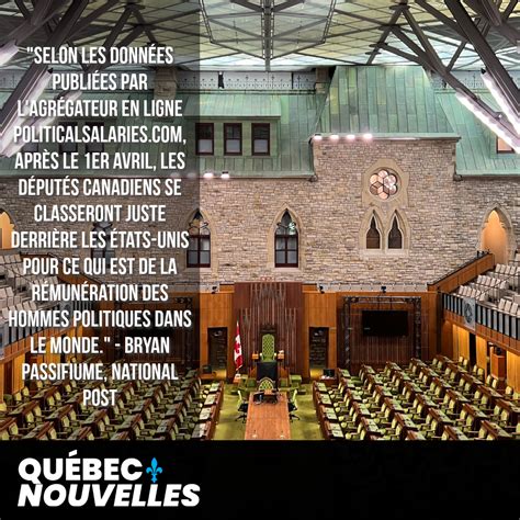 Le 1er Avril Les Députés Canadiens Toucheront Le Deuxième Salaire Le