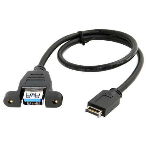 Usb 3 1 Type E Front Panel Header To Type A Female Adapter Cable 20cm Moddiy