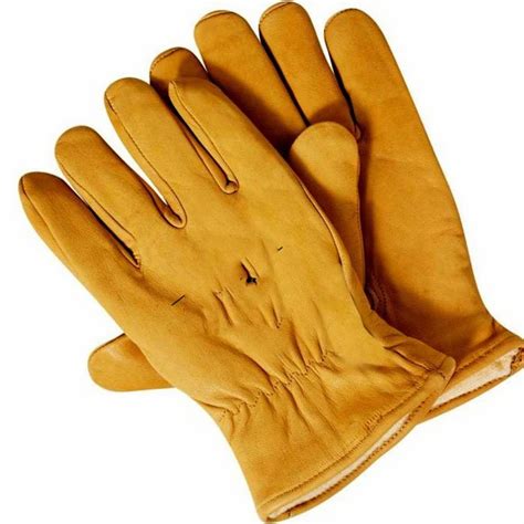 Brown Leather Driving Safety Gloves For Industrial At ₹ 175pair In