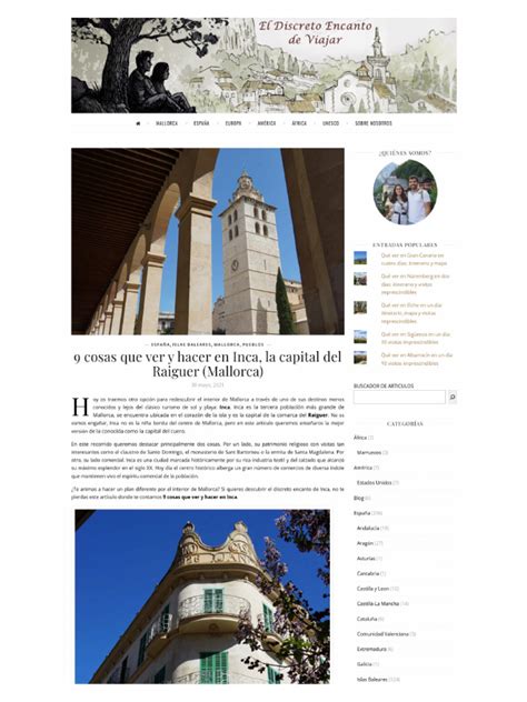 9 Cosas Que Ver Y Hacer En Inca Pdf