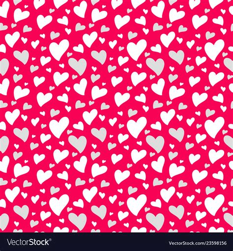 Pattern Heart Background Valentines Day Royalty Free Vector
