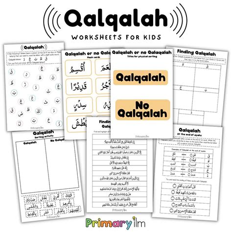 Tajweed Worksheets Pdf Primary Ilm Artofit