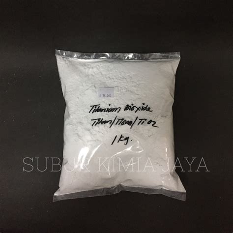 Jual Titanium Dioxide Titan Tiona Tio2 Food Grade 1 Kg