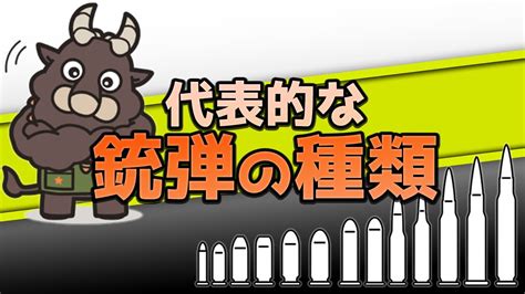 【基礎知識】様々な銃弾の種類をご紹介しています！ピストル拳銃、ライフル小銃、ショットガン散弾銃の代表的な銃弾をざっくりと見ていき