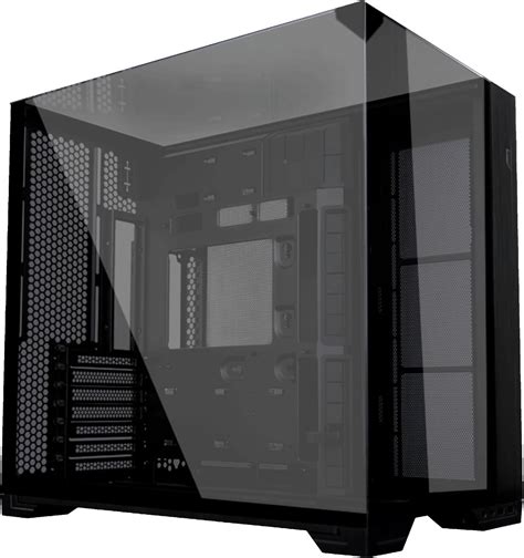 Lian Li O Vision Compact Black Steel Tempered Glass Atx Mid Tower
