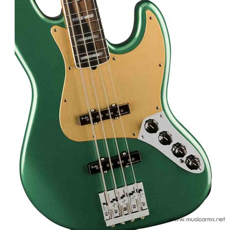Fender American Ultra Jazz Bass Ebony Fingerboard Mystic Pine Green