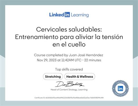 Juan José Hernández On Linkedin Certificate Of Completion
