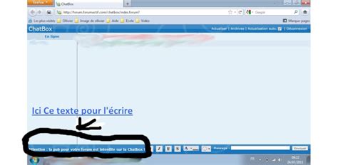 Le Code Pour écrire Un Texte Dans La Chatbox