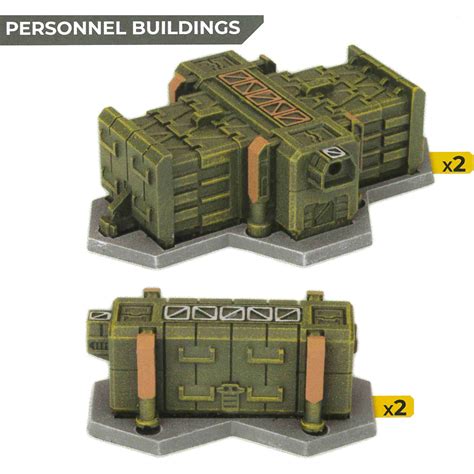 hextech dropbase delta personnel buildings tabletop miniatures