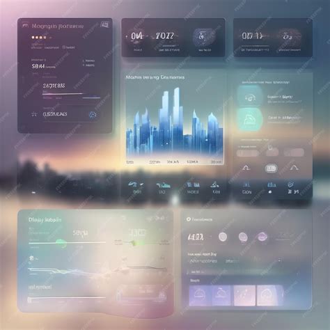 Glassy City Translucent Tech For A Sustainable Future Premium Ai