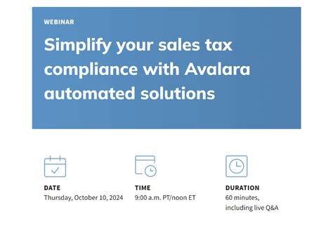 Simplify Your Sales Tax Compliance With Avalara Automated Solutions