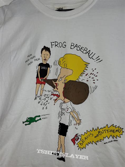 Beavis And Butt Head Beavis And Butthead Frog Baseball Shirt
