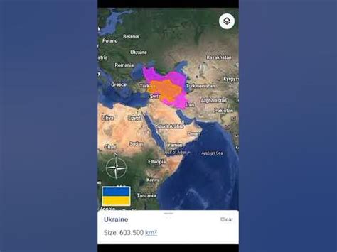 Iran Vs Ukraine Land Area Size Comparison Shorts Landarea Map