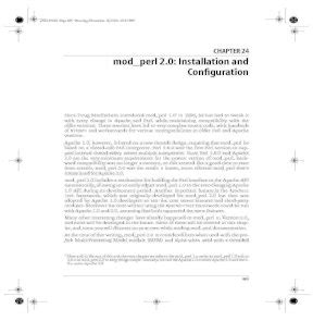 Practical Mod Perl CHAPTER 24 Mod Perl 2 0 Installation And Configuration