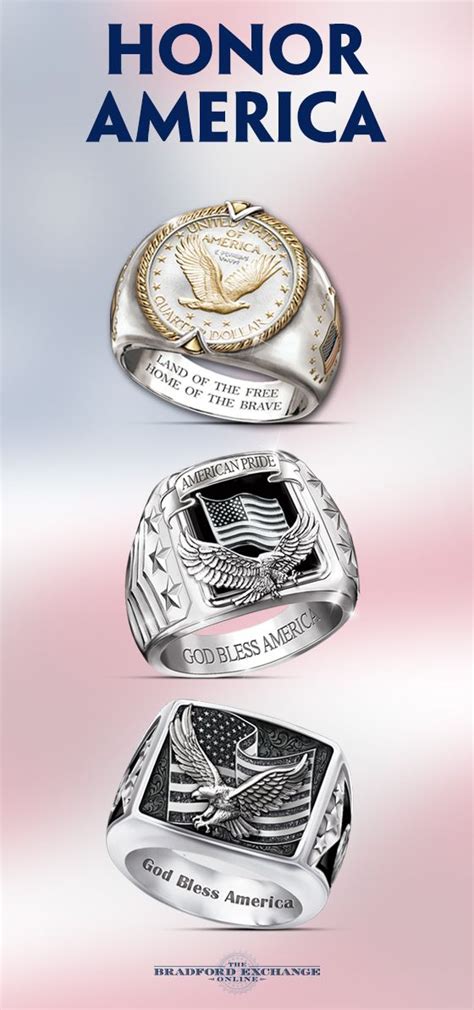 Patriotic Mens Rings Collectibles Patriotic Jewelry Mens Rings Rings