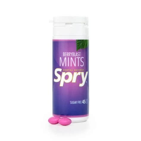 Spry Berry Blast Xylitol Mints Sugar Free 45ct Tube Sweet Friends
