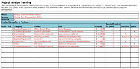 Invoice Tracker Template Track Invoices With Payment Status