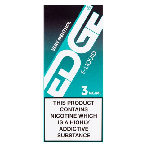 Edge Very Menthol E Liquid 6mgml 10ml Fast Delivery By App Or Online