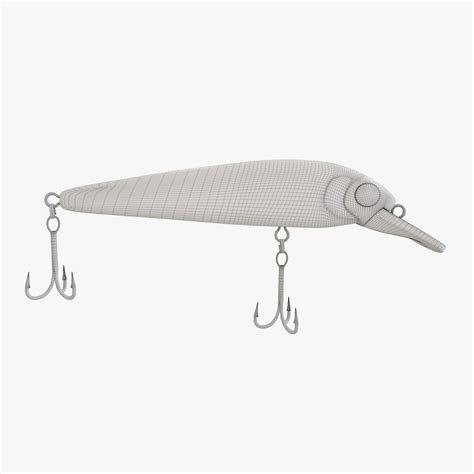 Fishing Lure Minnow Type 01 3d Model Download Hobbies On