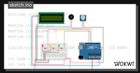 Potensiometer Dgn Lcd 16x2i2c Wokwi Esp32 Stm32 Arduino Simulator