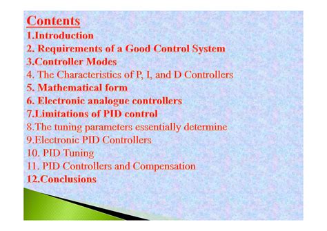 Pid Controller In Control Systems Pdf