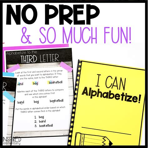 Abc Order Practice Alphabetizing Through The Year · Inspired Elementary