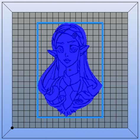 3d Printable Bas Relief Lovely Humble Princesse Zelda Geek Nintendo 9 4