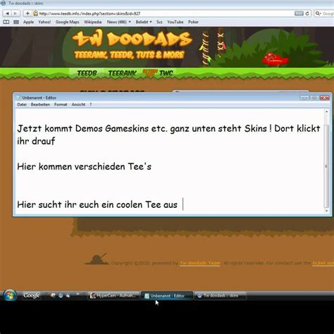 Teeworlds Skin Download German 100 Youtube