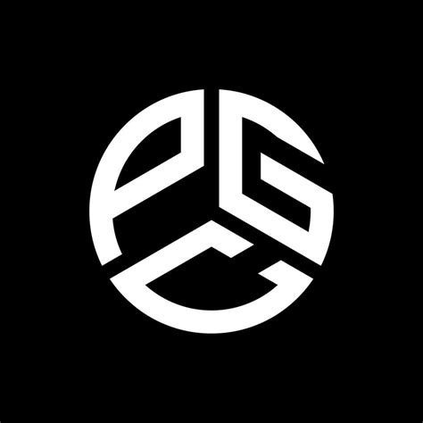 Pgc Letter Logo Design On Black Background Pgc Creative Initials Letter Logo Concept Pgc