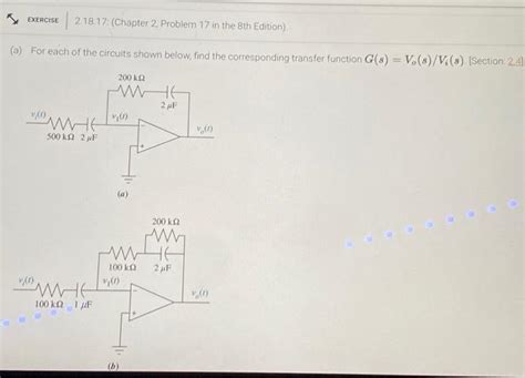 Solved Exercise Chapter Problem In The Th Chegg