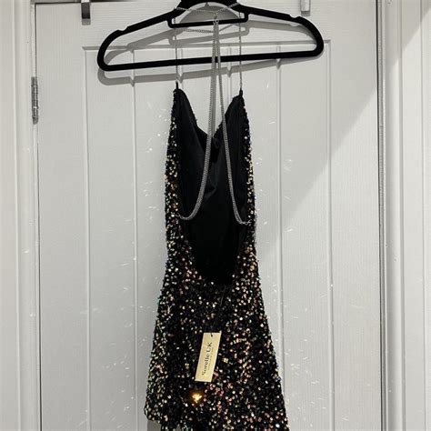 Sorelle Tammy Sequin Backless Dress Size 68 Xs New Depop