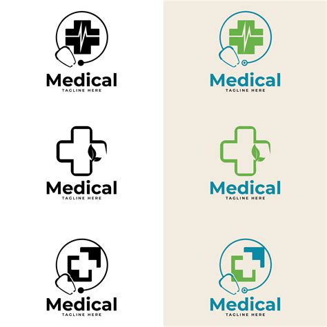 Medical Pharmacy Logo Design Template Illustration Design Of Business