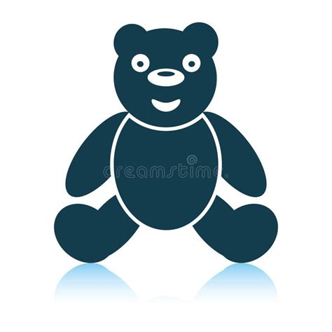 Teddy Bear Icon Stock Vector Illustration Of Character