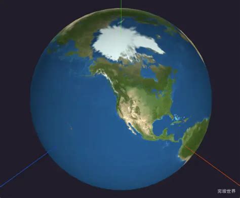 Threejs 通过纹理贴图渲染一个地球效果 学习笔记 完竣世界