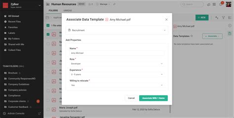 data templates and custom fields