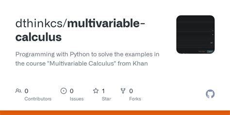 multivariable calculus p1 thinking about multivariable functions 1