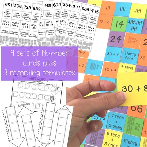 Ordering Numbers Maths Activity Place Value Math Centres Grades 1 2